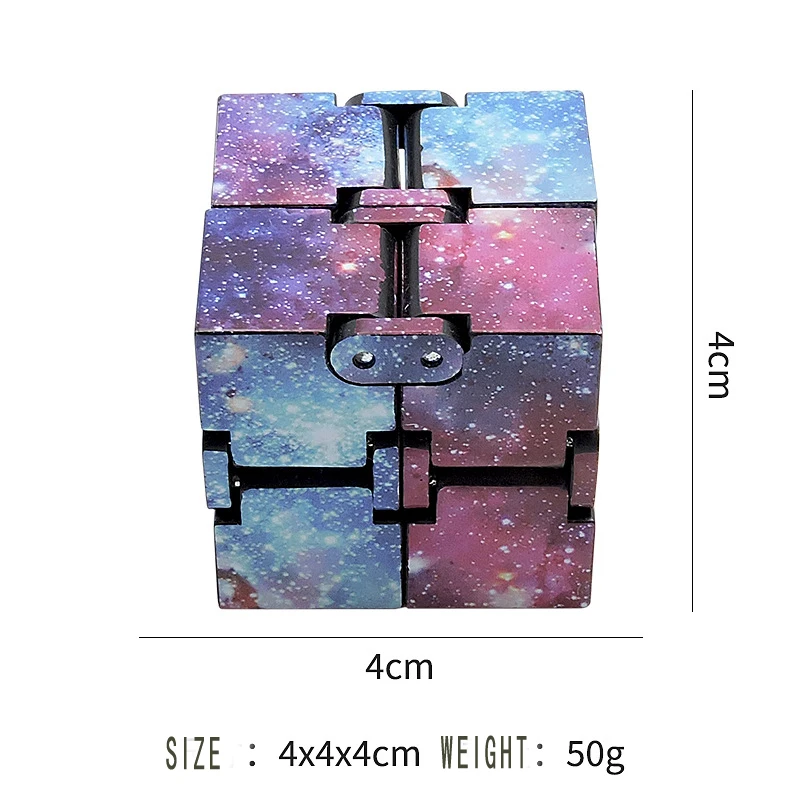 Infinity Cube Fidget Toy,Sensory Tool Edc Fidgeting Game For Kids And ...