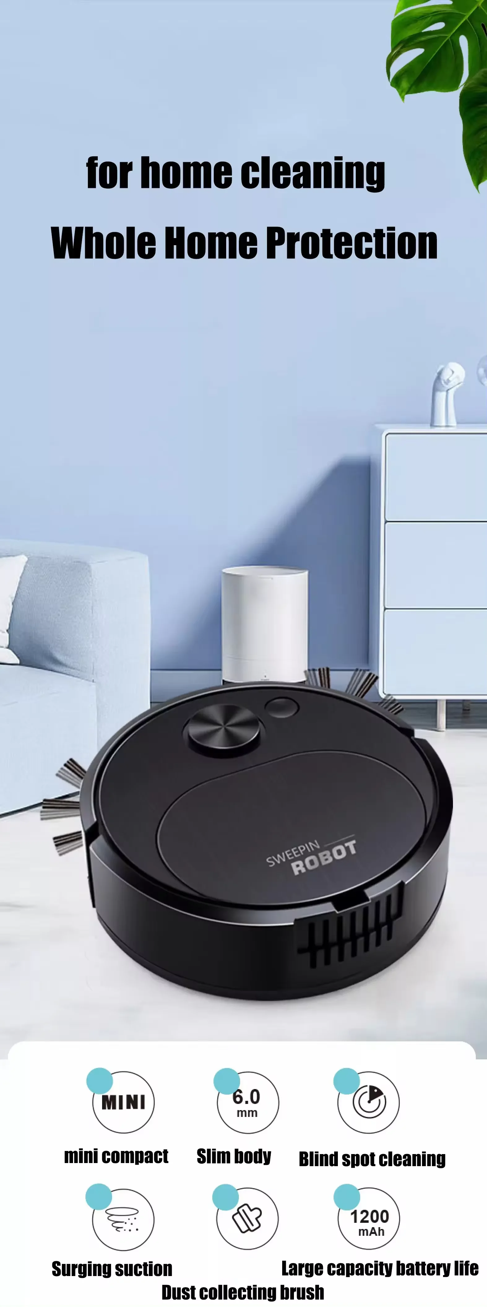 Sweeping Robot Intelligent Cleaning Robot Charging Vacuum Cleaner ...