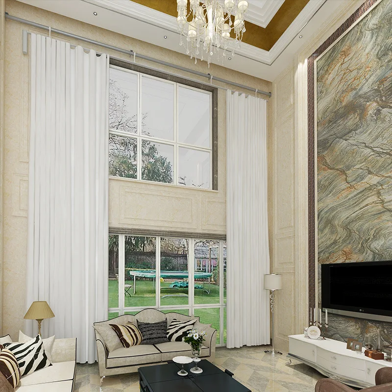 Custom Motorized Electric Smart Curtain Motor Track Lifting Curtain ...