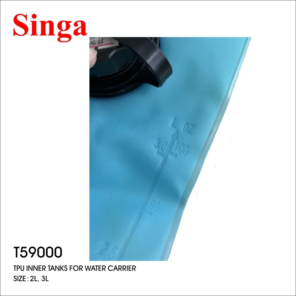 Singa T59000 Tpu Inner Tanks For Plastic Water Carrier Tpu Hydration ...