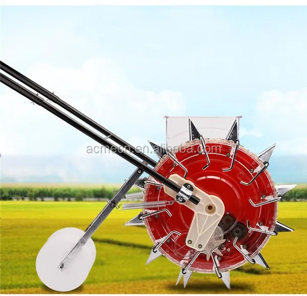 High Efficiency 2 Row Corn Seeder - Manual Maize Bean Seeding Machine