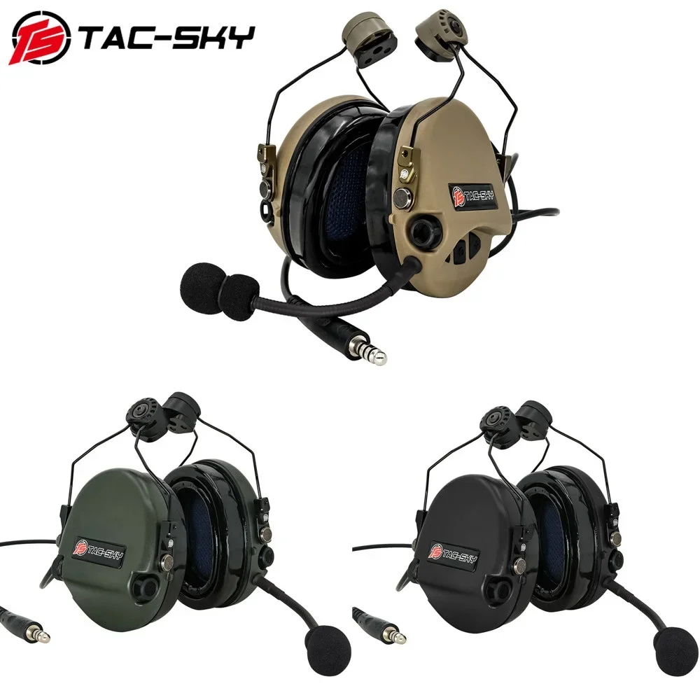 Ts Tac-sky Tactical Headset Tci Liberator Ii Noise Reduction Pickup ...