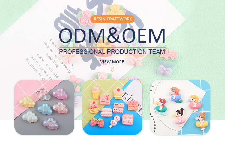 Resin Cartoon Cute Baby Doll Girls Clay Resin Charms For Slime Filler ...