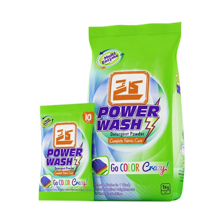 Custom Printed Plastic Laundry Detergent Packaging Bag