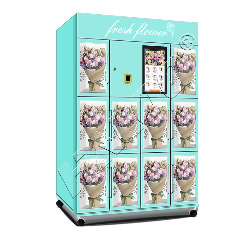 Haloo Vending Machine Supplier Mquina Expendedoras Hielo Florist ...