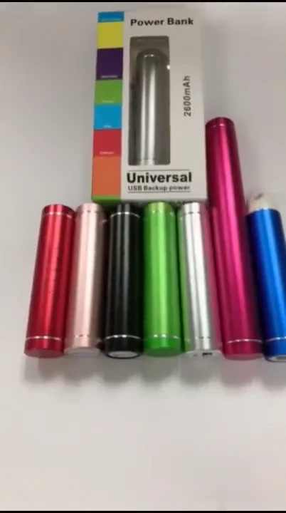 Top Sale Colorful Cylinder Power Bank Portable Charger Powerbank ...
