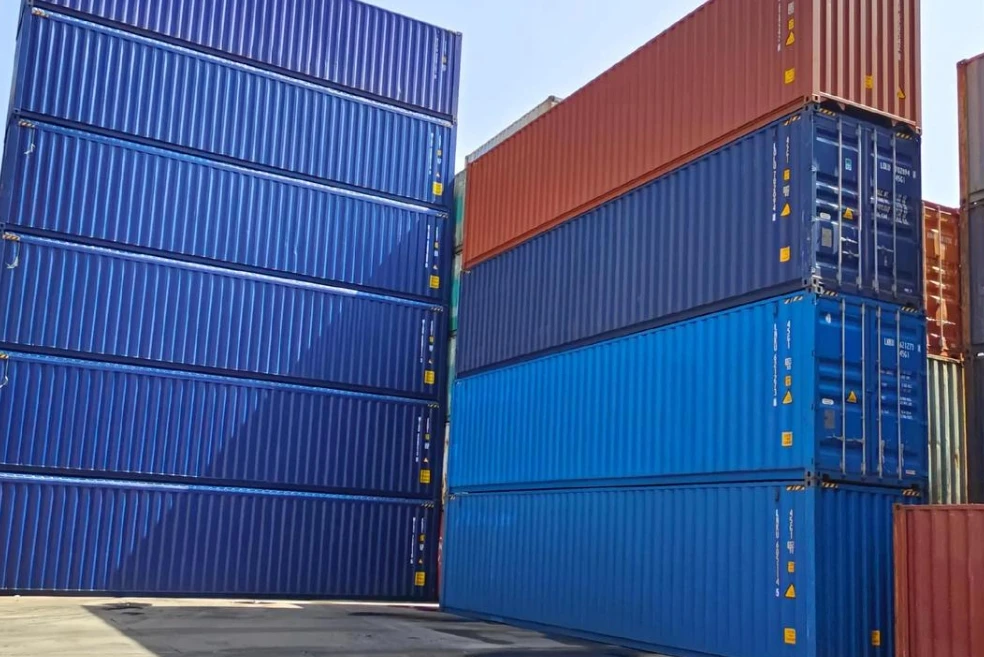 Used 20ft & 40ft Steel Dry Container Flat Pack 20GP & 40HC Sizes for ...