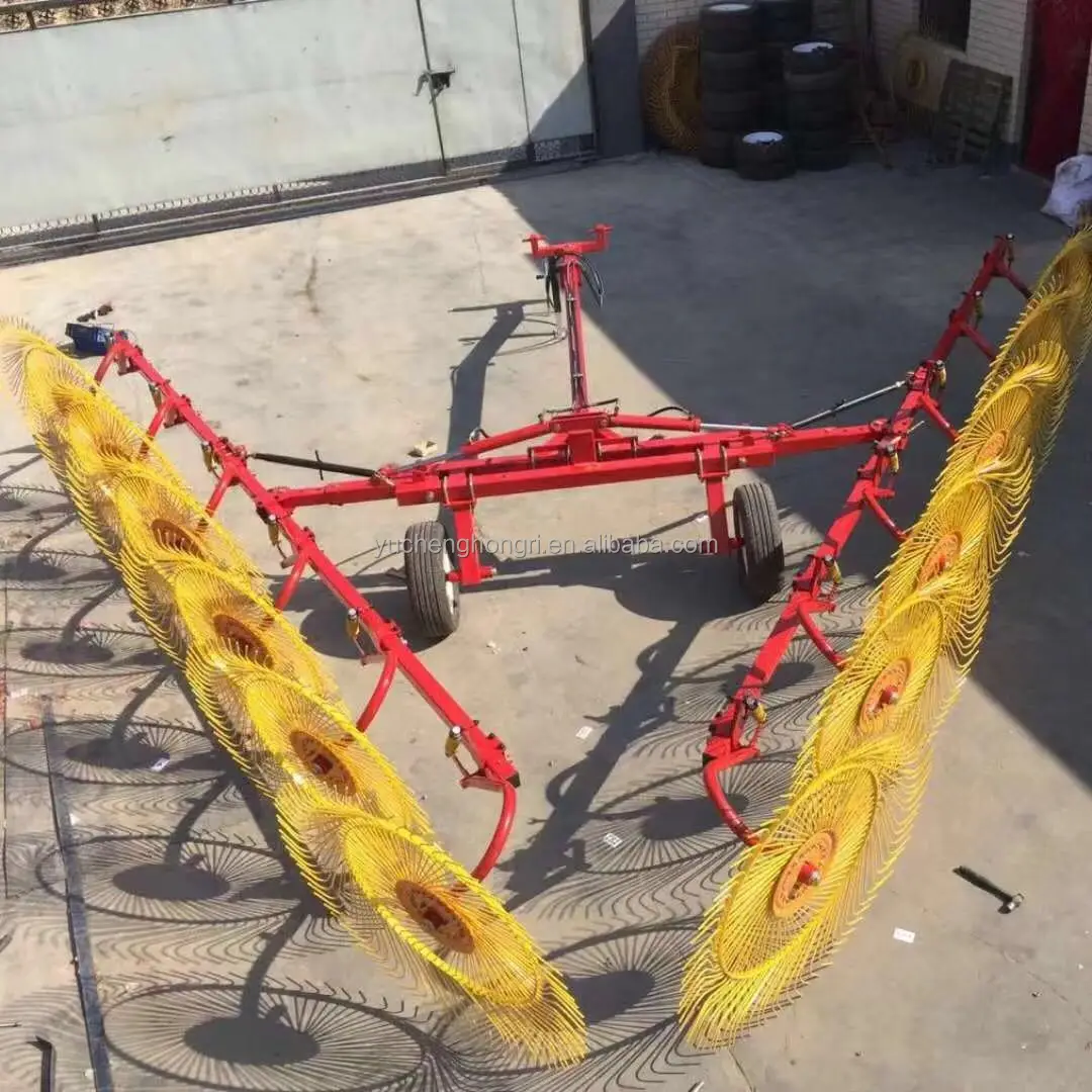 4 Disc Farm Use Hydraulic Hay Rake / Tractor Hay Disc Rake - Buy ...