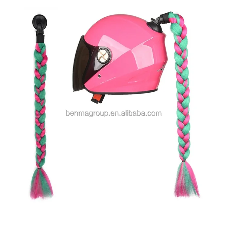 Motorcycle Helmet Braids - Stylish & Safe Ponytail Solutions