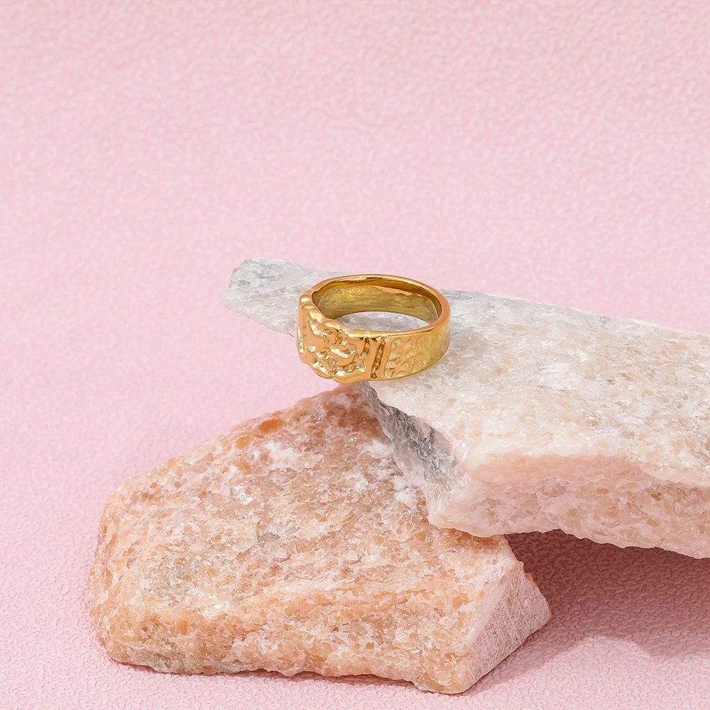 Non Tarnish & Waterproof 18k Gold Plated Rings for Women