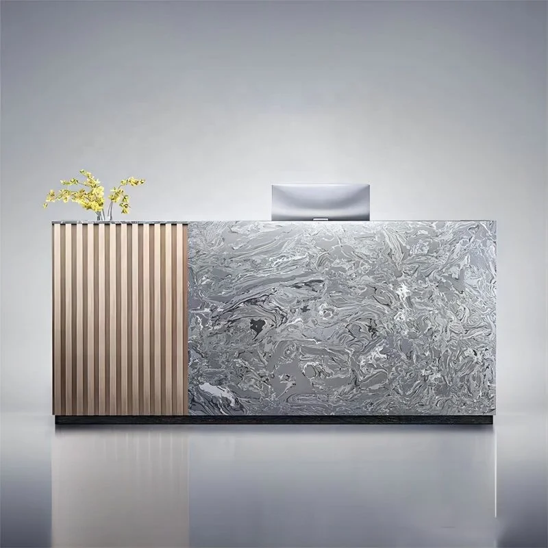 Custom Color Hotel Beauty Salon Office Reception Tables Shops 4 Feet ...