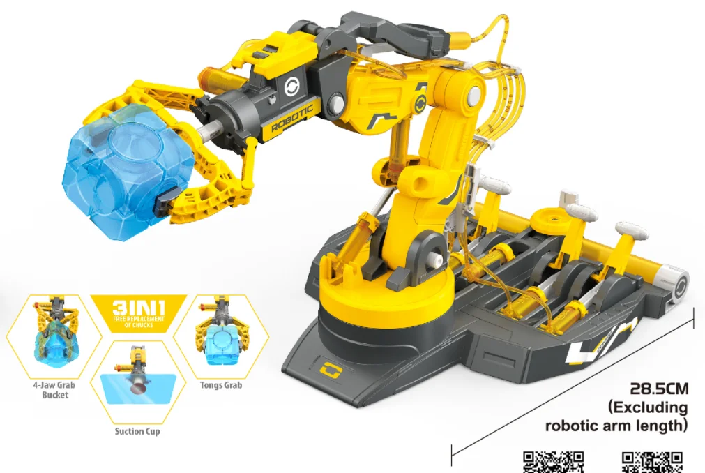 STEM Hydraul Robot Arm for Kids - Educational Toys