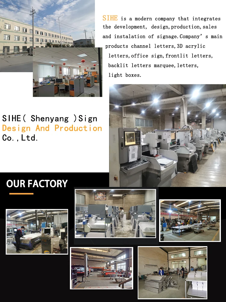 Custom Shop Name Sign Board Led Light Up Letters Signage For Shop ...