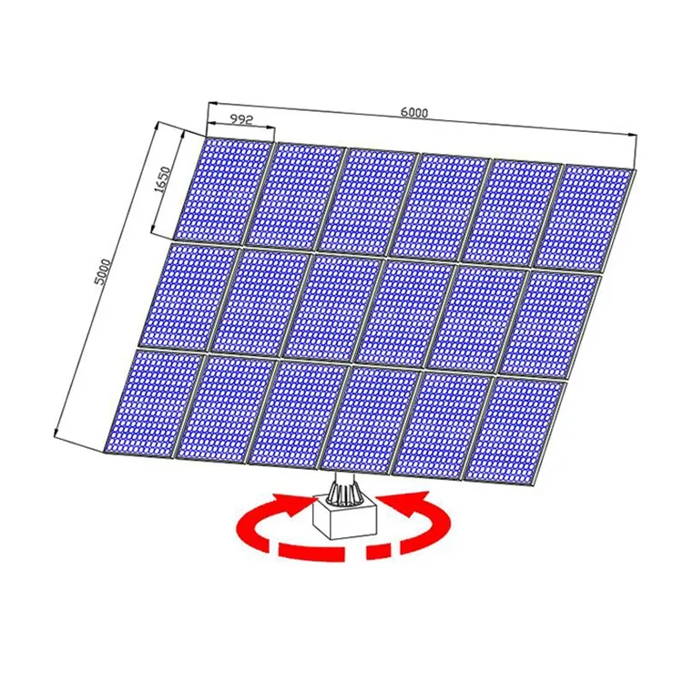 20KW Dual Axis Solar Tracking System - High Accuracy & Durability