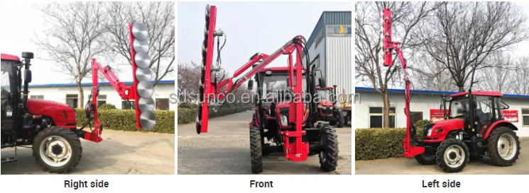 Tree Cutting Sawer Tractor Front End Loader Cutter Head