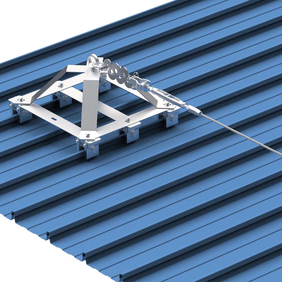 Flexible Stainless Steel Horizontal Lifeline System - Personal Fall ...