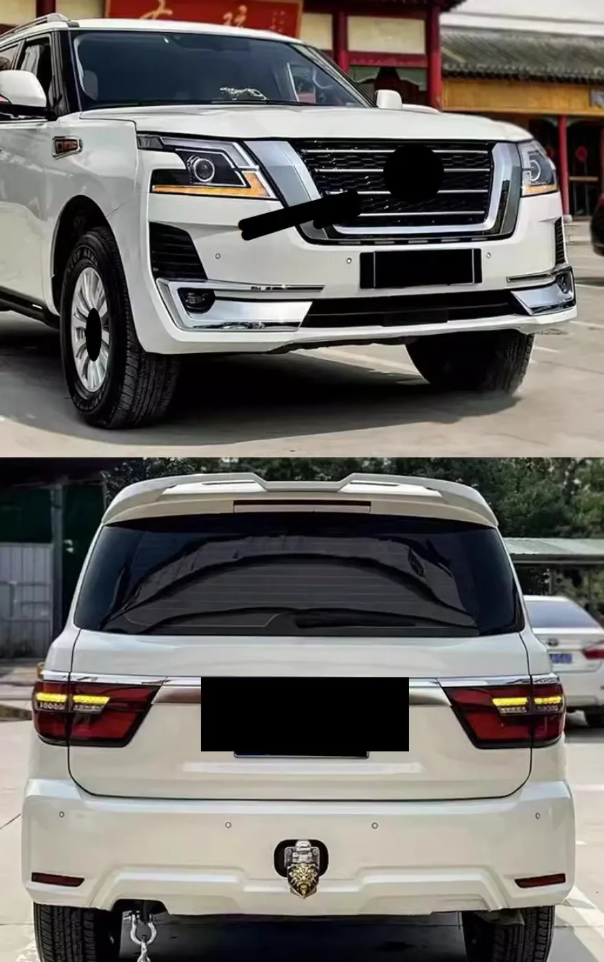 Body Kit Front Rear Bumper Grill Mask For Nissan Patrol Y62 2012 ...
