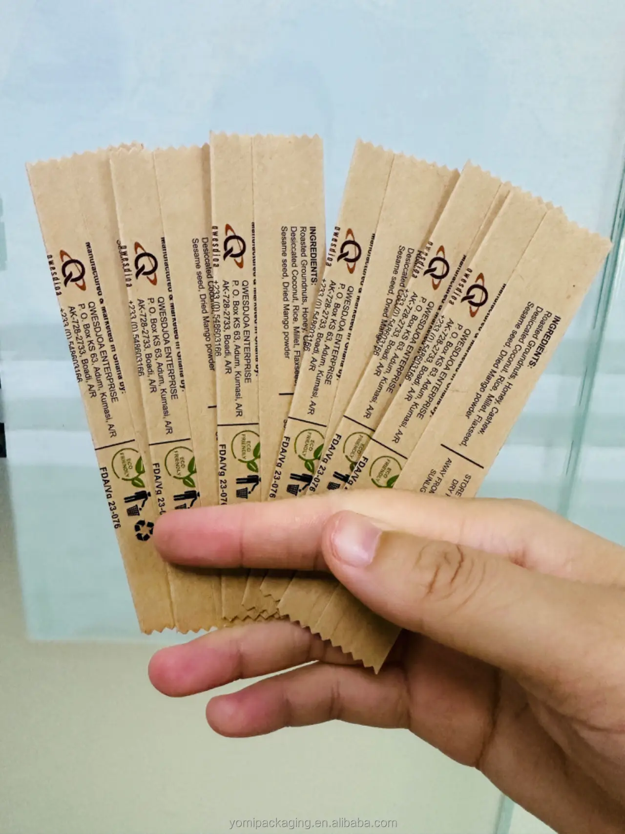 Biodegradable Heal Seal Food Packaging Bag - Chocolate Snack Wrapper