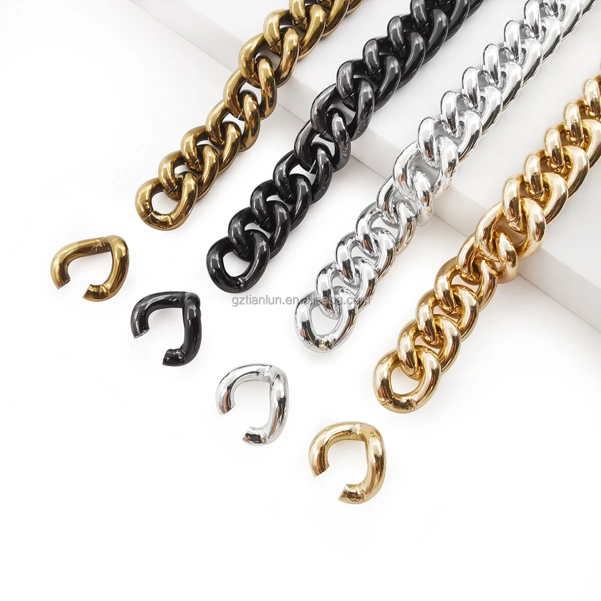 Durable Metal Brass Shoulder Bag Chains - All-Season Accessory