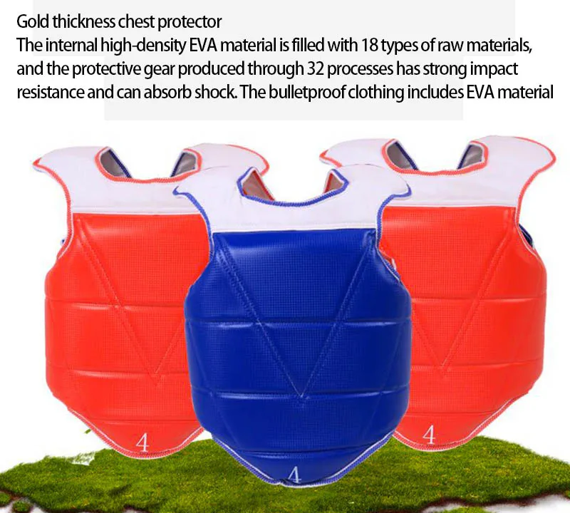 Taekwondo Protective Gear - Seven-Piece Set for Safety