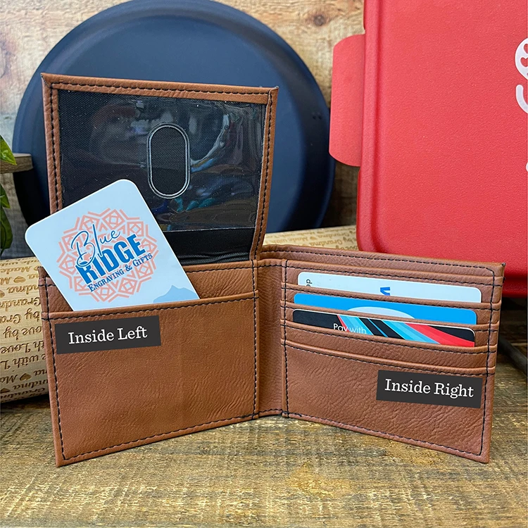 Hot Selling Personalized Custom Logo Card Holder Wallet Vintage High ...