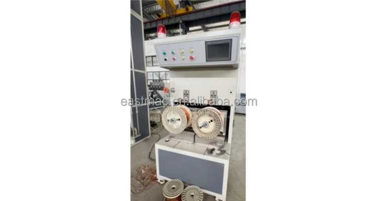 Automatic Copper Flat Wire Mill Rolling Machine With Drawing Flatten ...