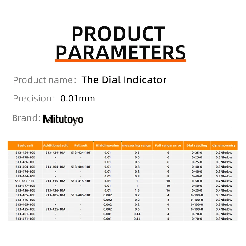 Alibaba.com: Mitutoyo 513-445-10E Lever Dial Indicator, 0.002mm ...