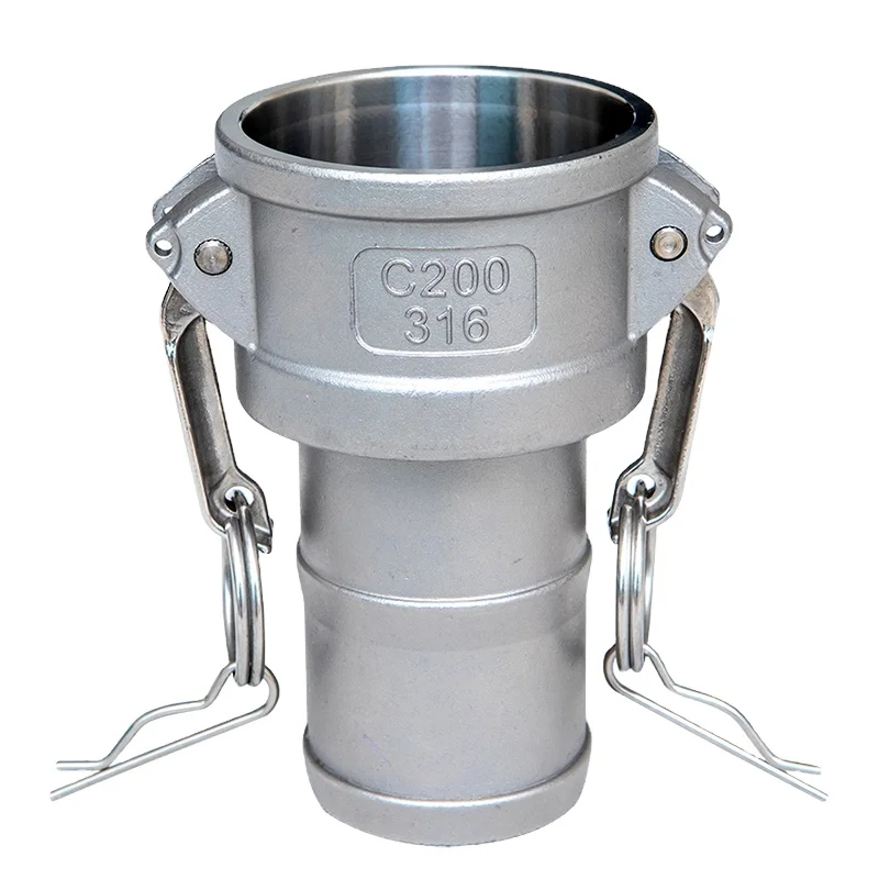 Stainless Steel Model Head Camlock Coupling Quick Couplings Type C 50mm ...