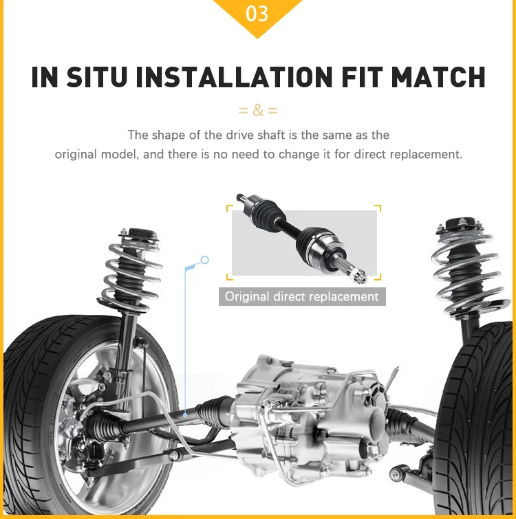 Ccl Customized Automobiles Spare Parts Cv Joint Axle Shaft Drive Shaft ...