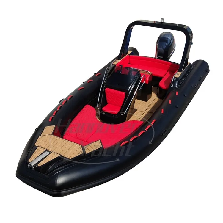 14 Passengers 22ft Rib 680 Fiberglass Hull Luxury Korean Rib Boat ...