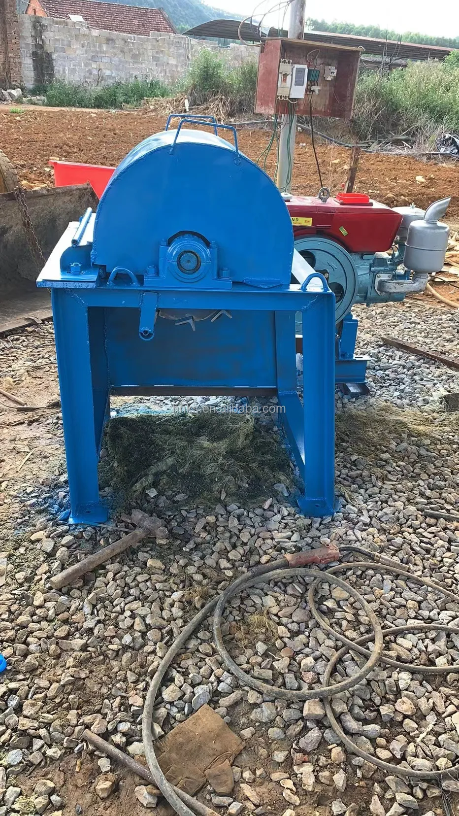 Semi-automatic Energy Saving Banana Stem Fiber Extracting Machine ...