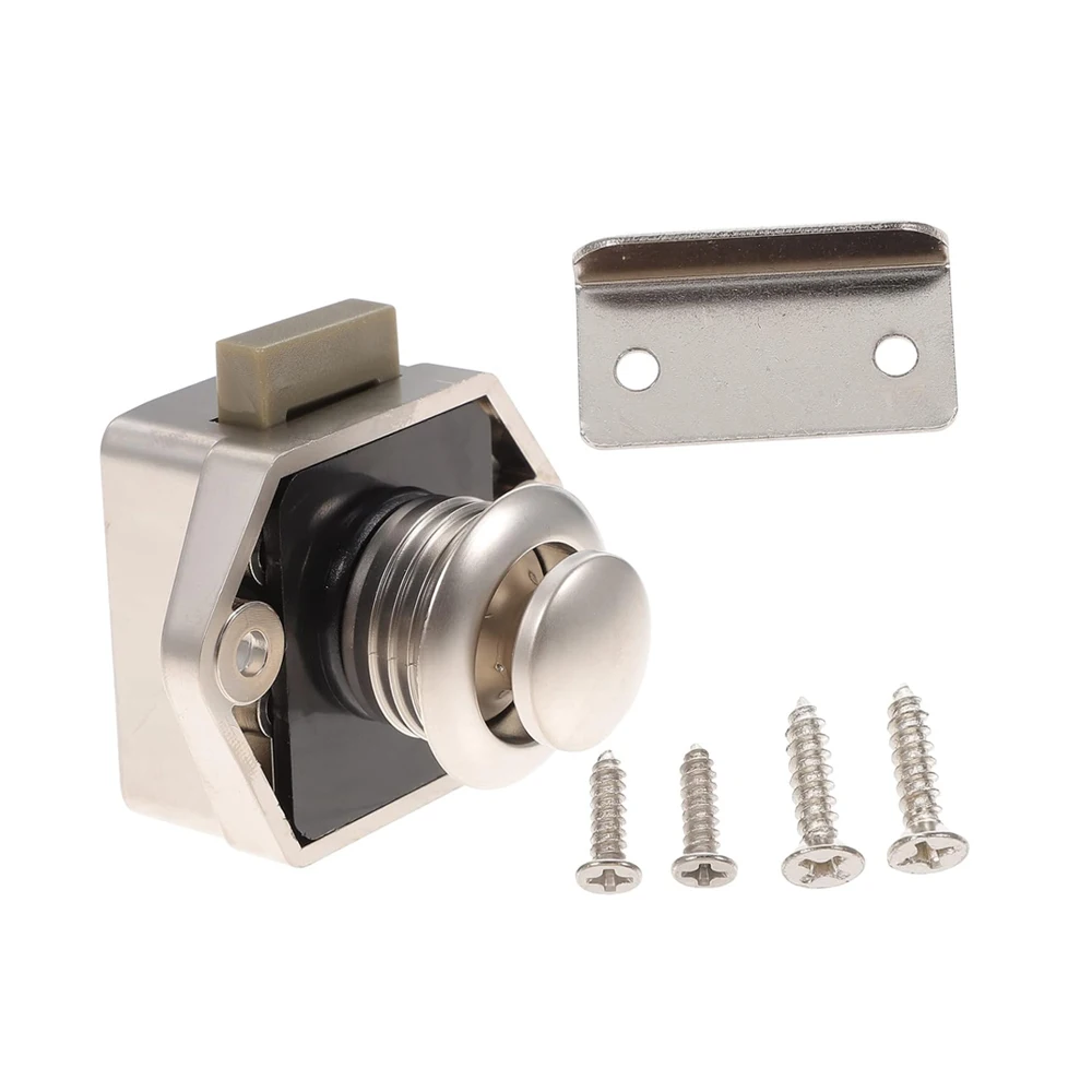 Secure Your RV Cabinets with Mini Push Button Latch Locks