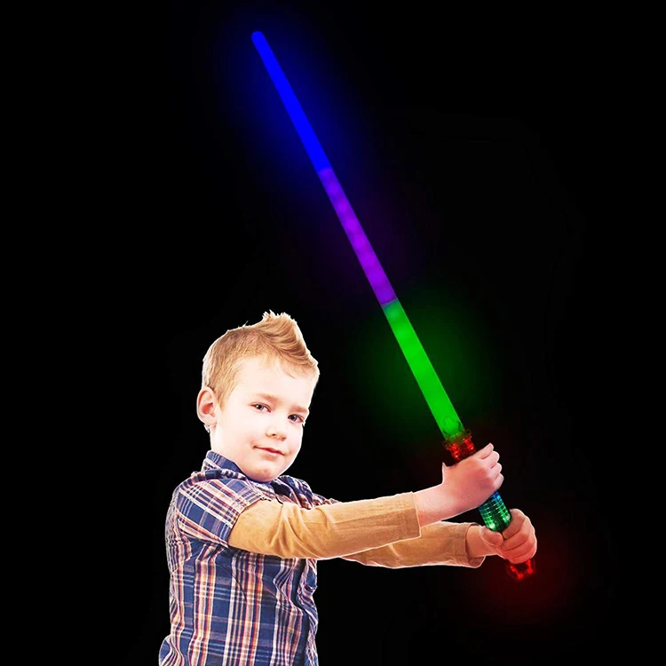 Light Up Colorful Flashing Sword Led Saber Space Swords For Kid's Light ...