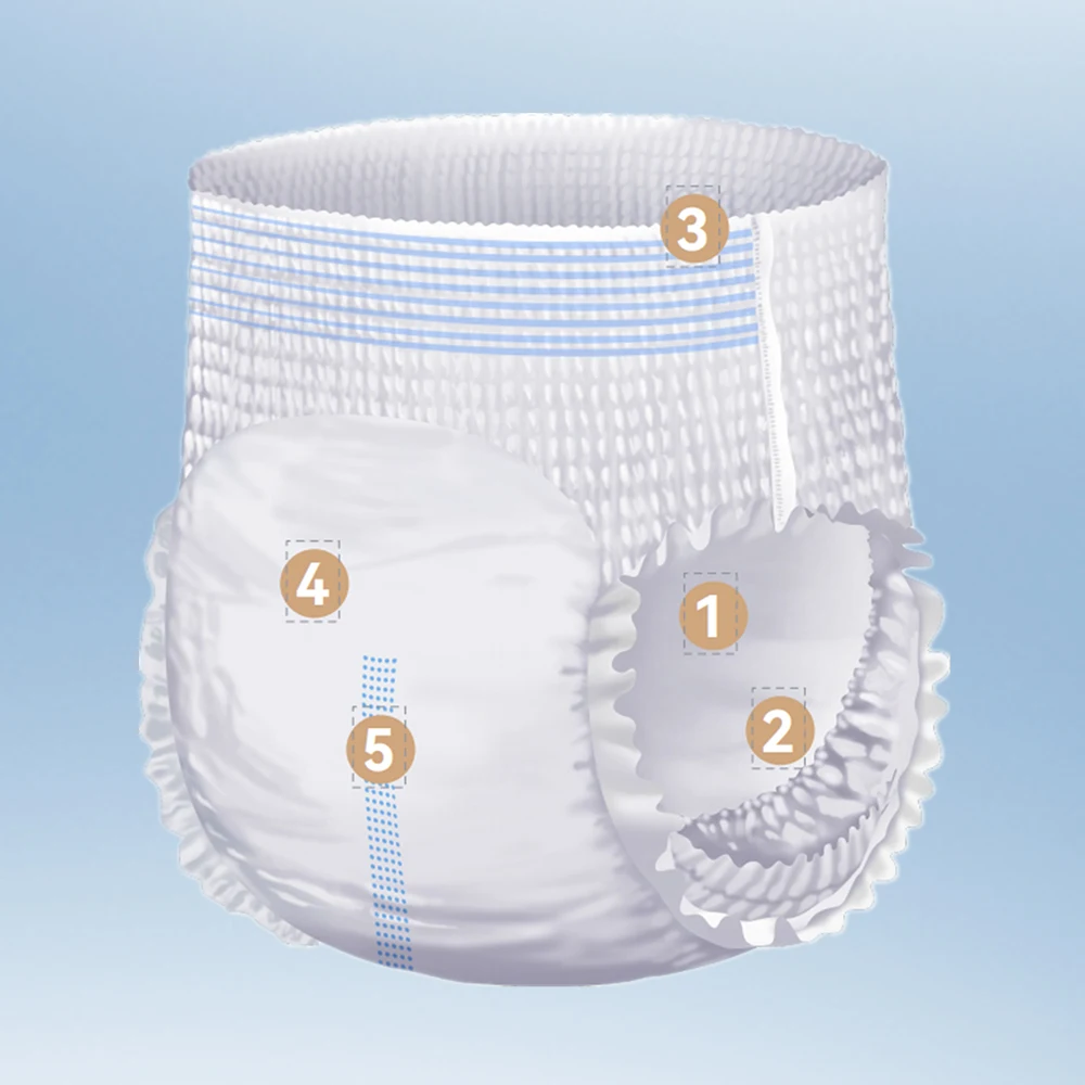 Lady Menstrual Pants Wearing Diapers for Women Panties With Disposable ...