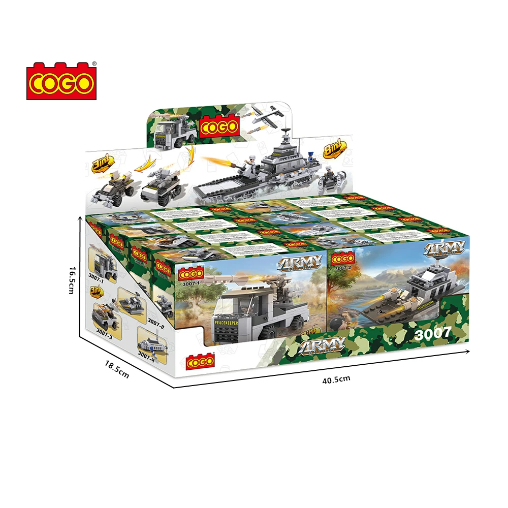 Cogo 8 In 1 Plus 3 In 1 Educational Kids Multi-assemble Warship Battle ...