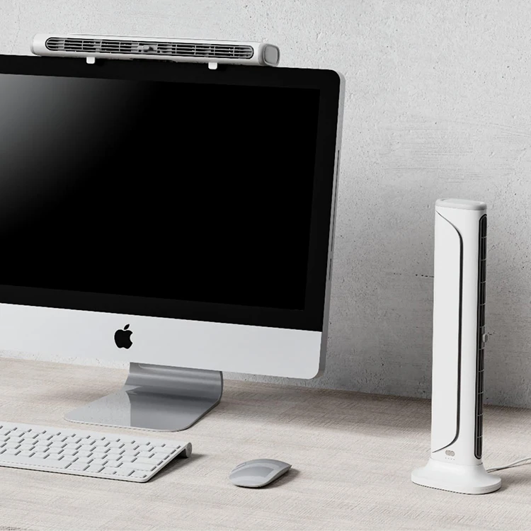 Imycoo Personal Air Small Table Computer Screen Clip Fan Portable ...