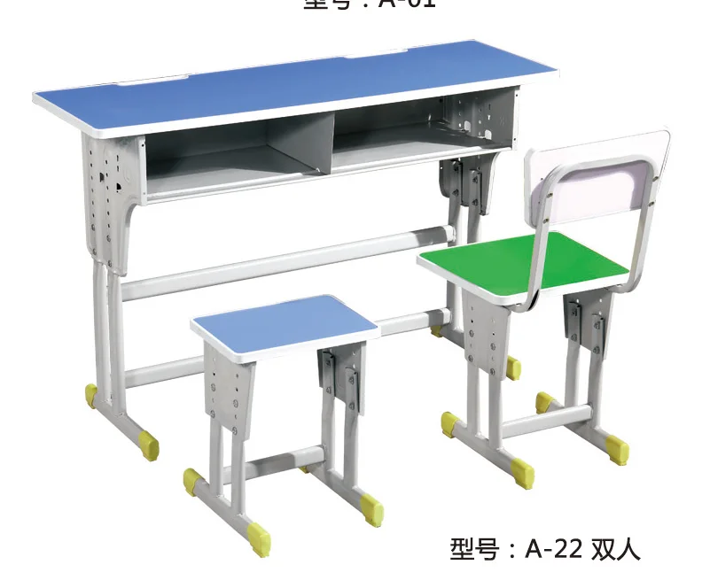 School Classroom Furniture School Double Table Desks And Chairs For ...