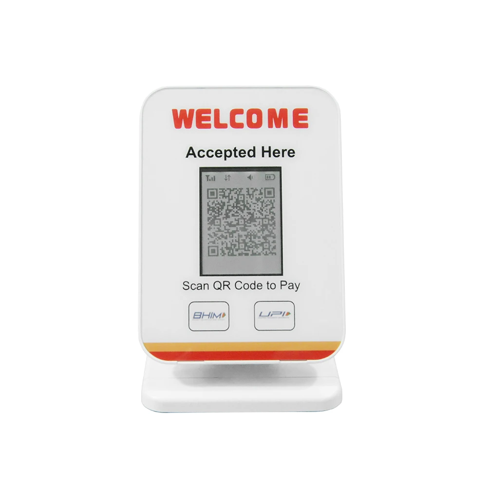 4g Nfc Qr Code Terminal Payment Generator Display For Wechat Alipay Qr ...