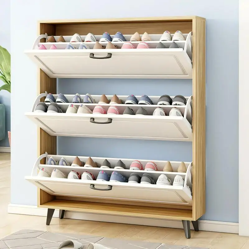 Hot Selling Storage Display Space Saving Modern Furniture Custom Shoe ...