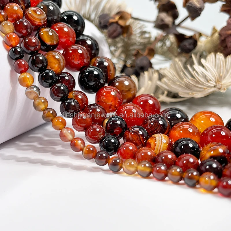 Wholesale Natural Polish Dream Agate Gemstone Loose Beads 4-14mm for ...