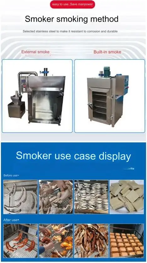 Multiple Specifications Availablemeat Smoke Oven Production Capacity 50 ...