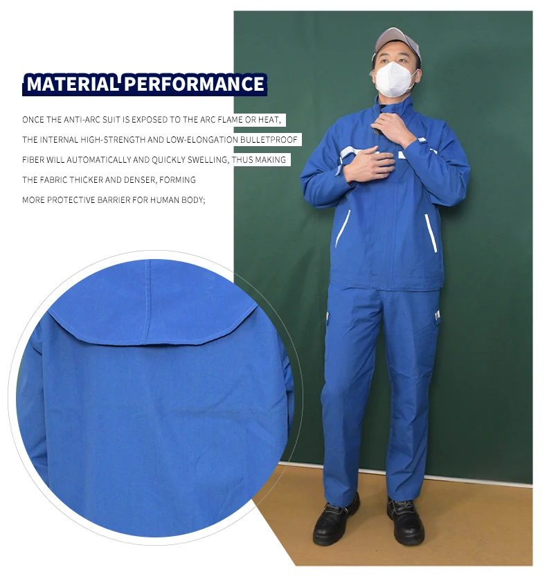 Industrial Electric Arc Protection Clothing Workwear Arc Flash Clothing ...