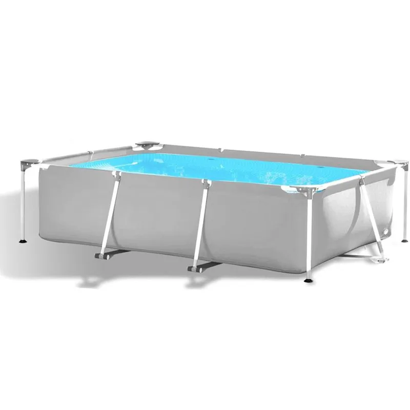 Outdoor Rectangular Metal Frame Pool For Kids And Adults,Family ...