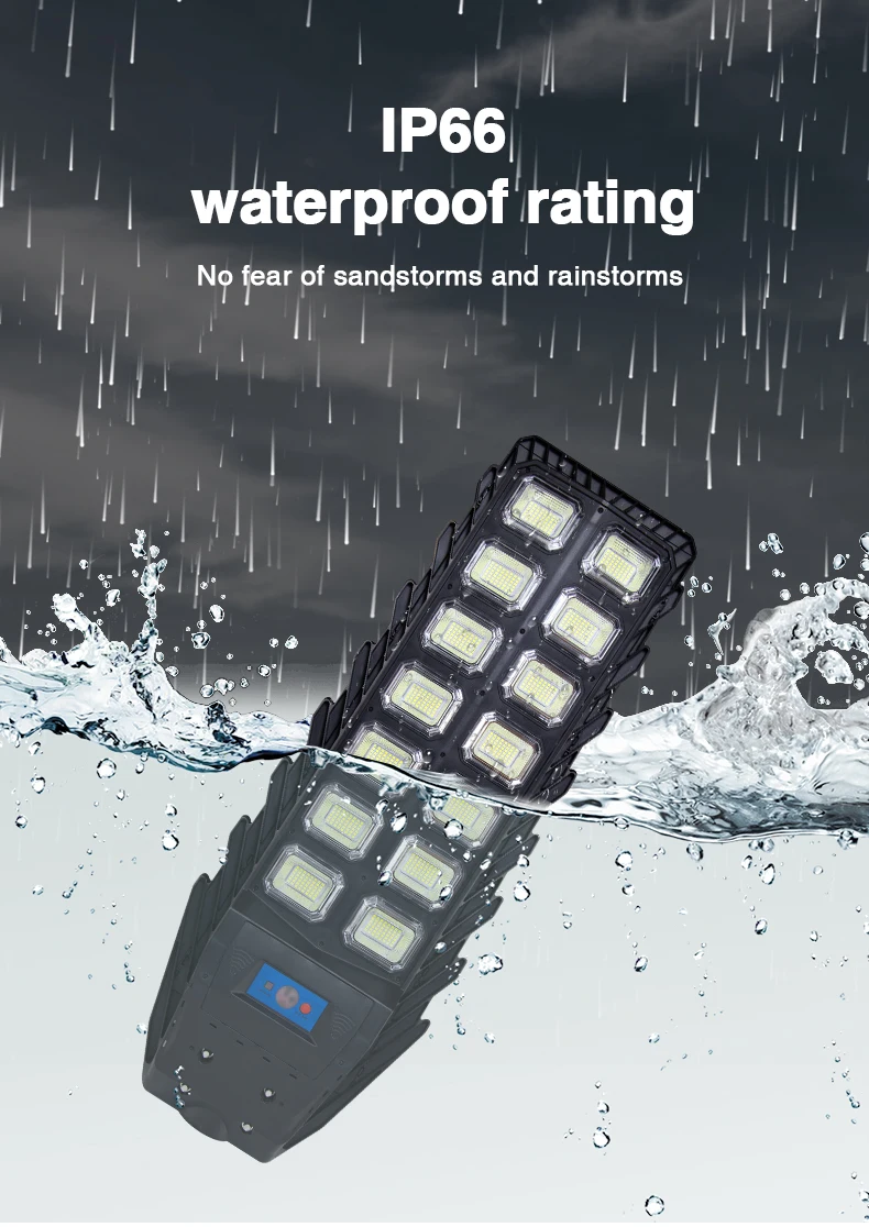 All In One Outdoor Waterproof Solar Powered Led Street Light With ...