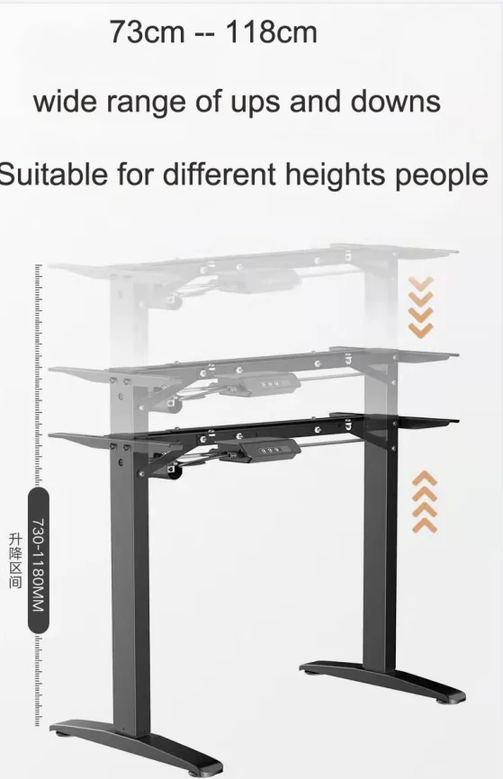 Automatic Adjustable Desktop Computer Table For Sale Zhejiang The Pc ...