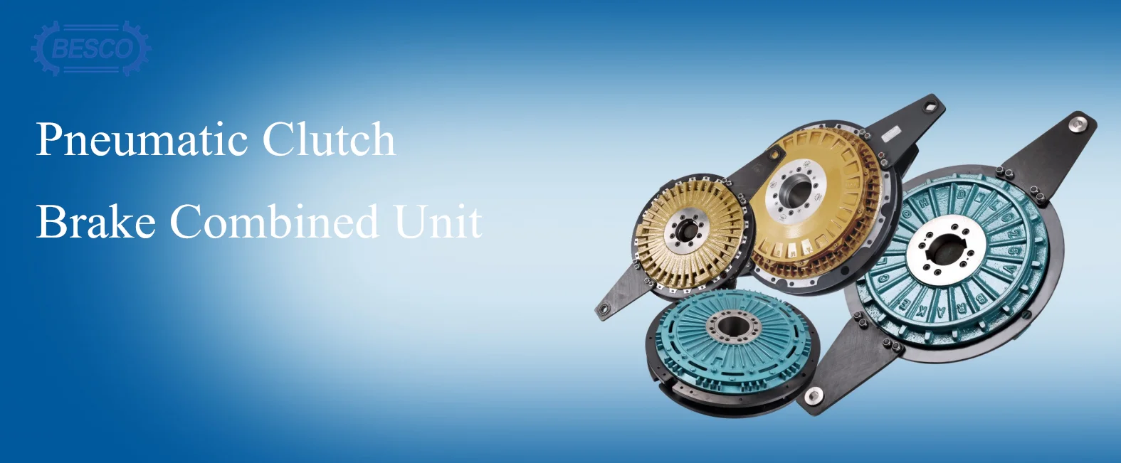 Standard Industrial Pneumatic Air Through Shaft Clutch Brake Steel ...