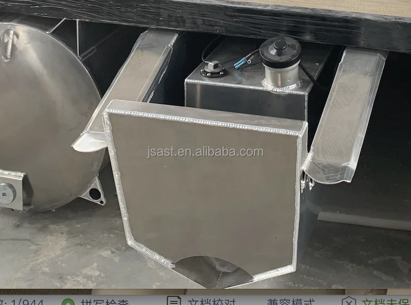 Recreational Floating Aluminum Pontoon Boats Nice Decking Luxury 27ft ...