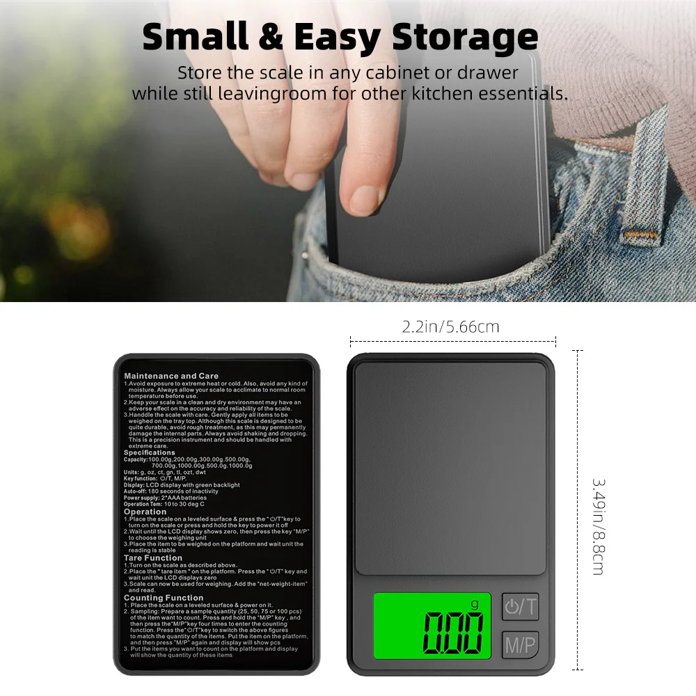 Changxie OEM 2024 New Design Scales 0.01g High Accurate 1kg 700g 500g ...