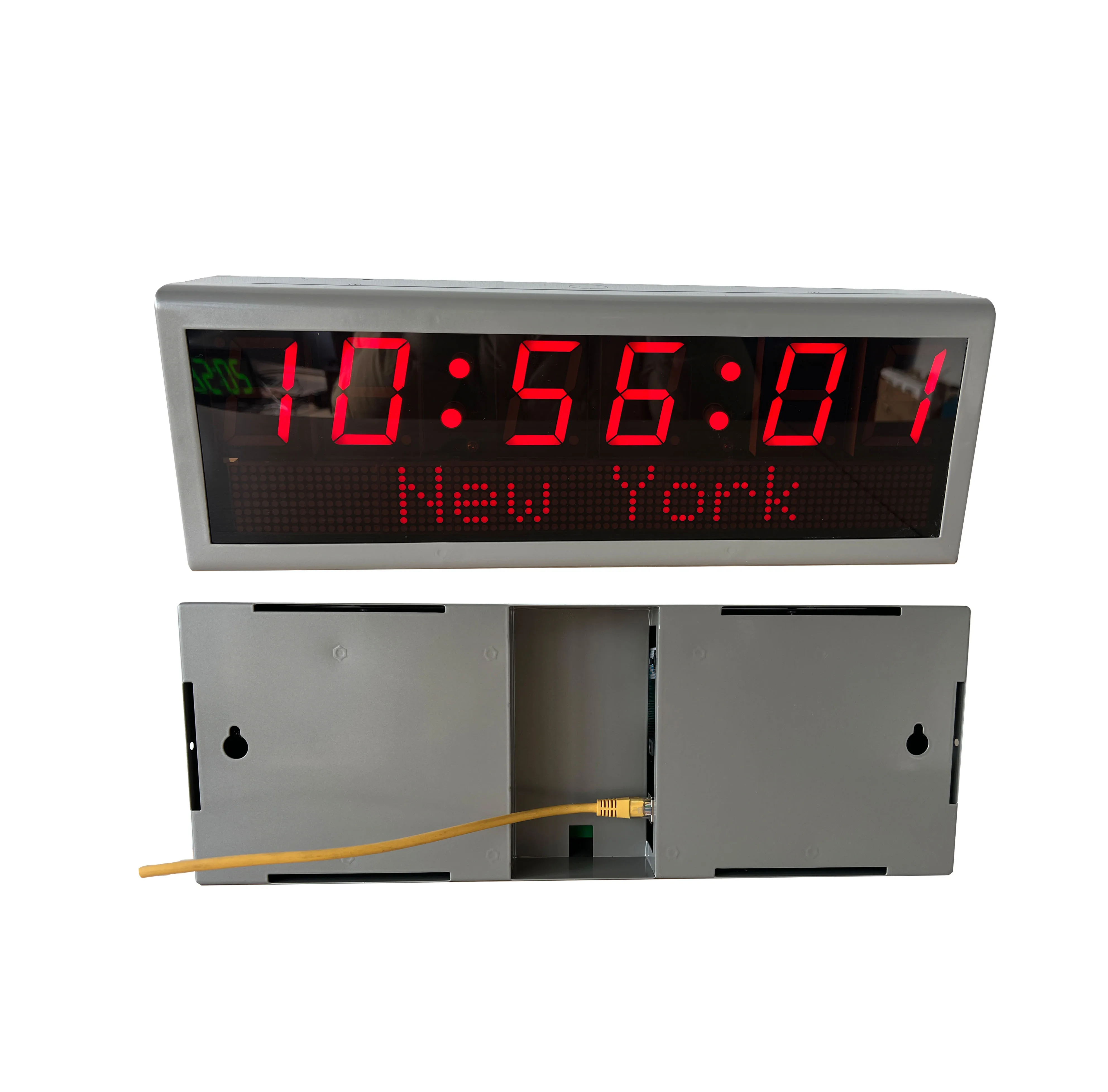 2.3" 6 Digital Ntp Clock For Office/ Home Decoration,Power Over ...