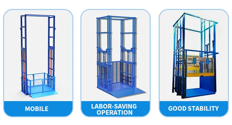Construction Lift Tables Freight Elevator Goods Lift Hydraulic Cargo ...